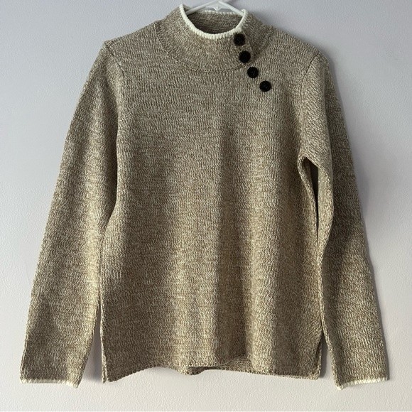 Appleseed's | Sweaters | Appleseeds Marled Tan Side Button Henley ...